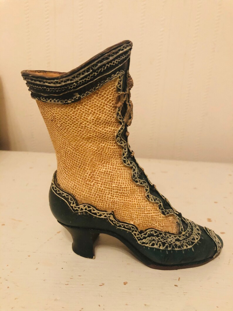 Boots of Distinction Victorian Style Resin Boot Figure by Creative ...