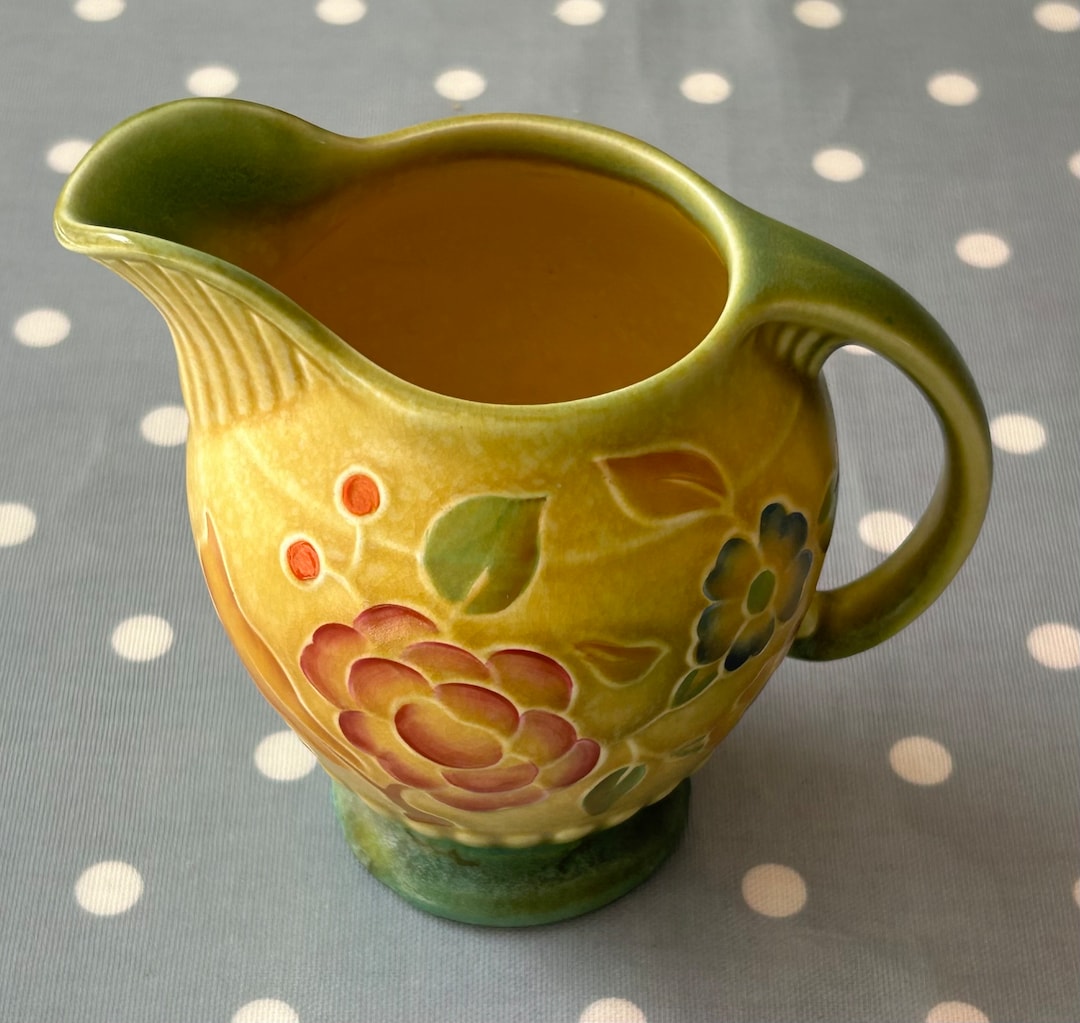 Retro Vintage Crown Devon 1930s Jug - Etsy