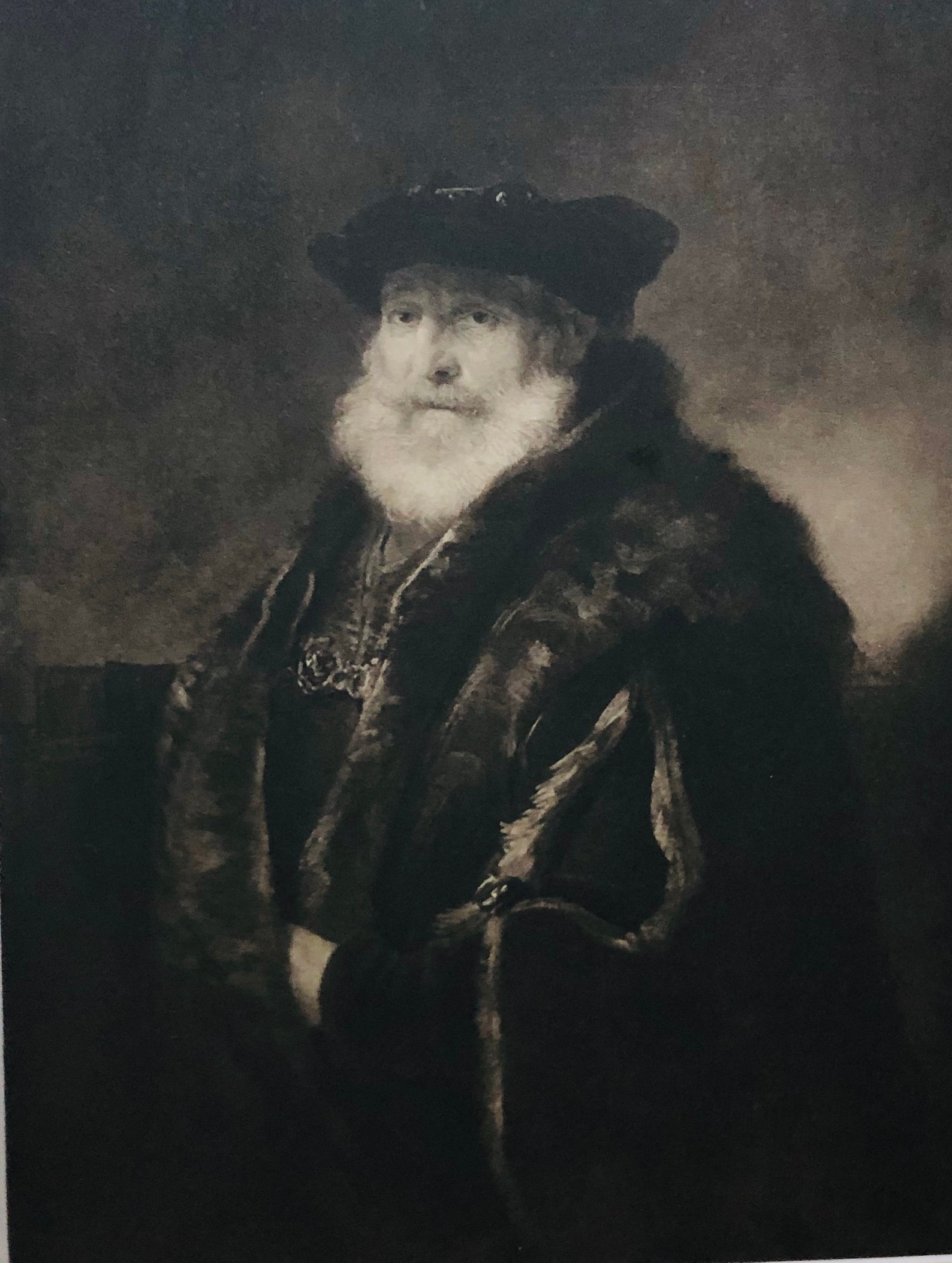 Rembrandt Harmensz Van Rijn: portrait of a Rabbi - Etsy UK