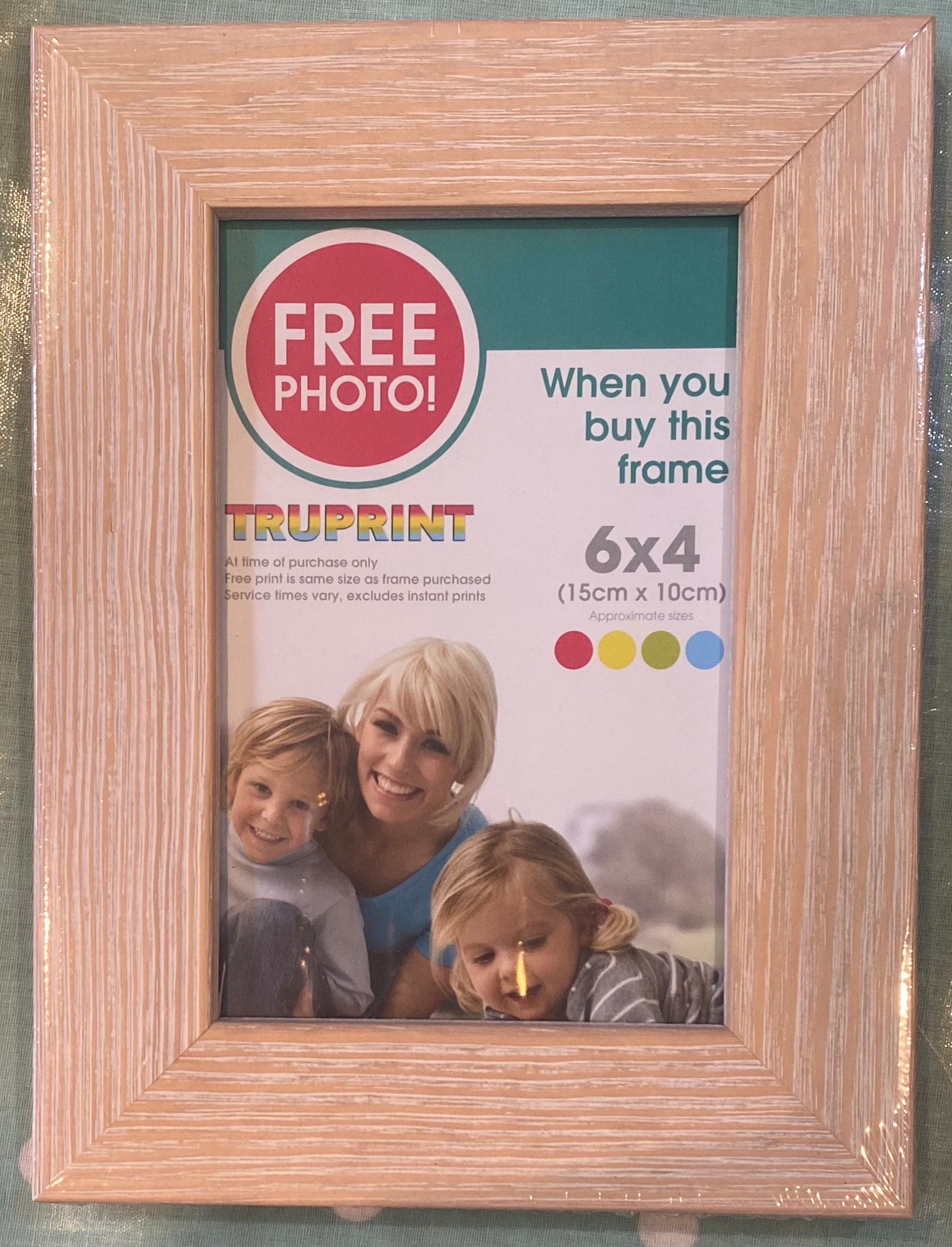 Truprint 6 X 4 Inch Ashley Limed Pine Wooden Frame by Sara - Etsy UK