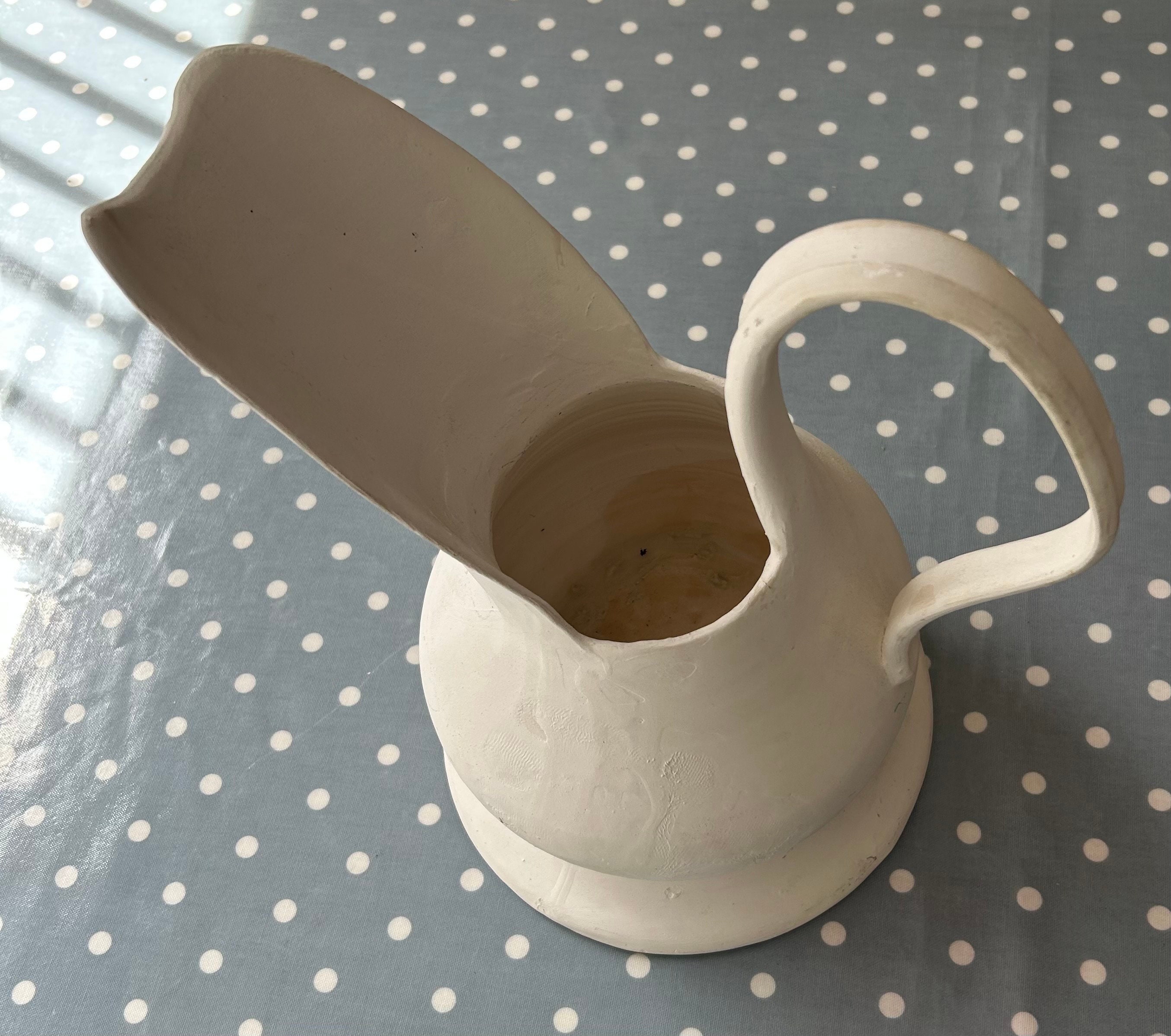 Rustic Studio Pottery Unglazed Jug by Nichaeltta - Etsy