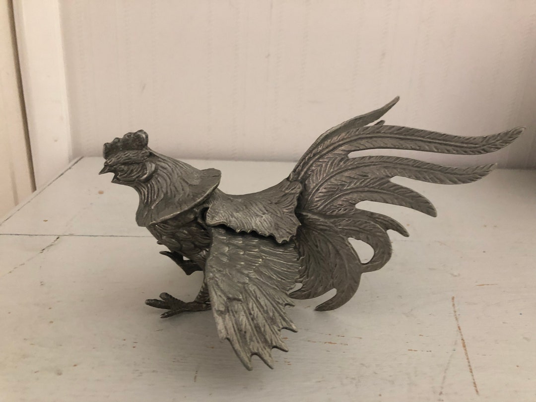 Metal Fighting Cockerel - Etsy