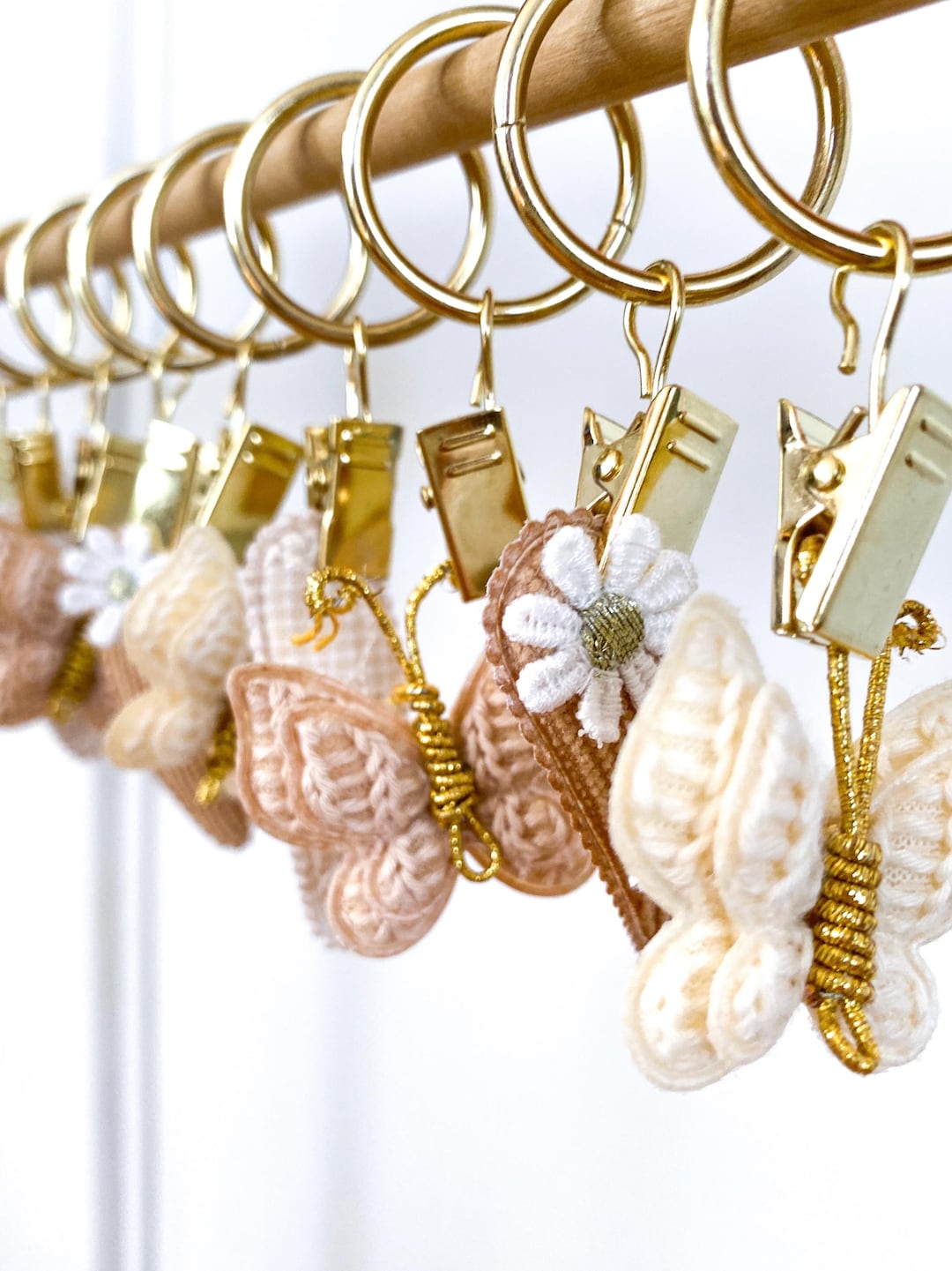 Metal Clips for Bow Holder: Baby Girl Hair Accessory Organizer - Etsy