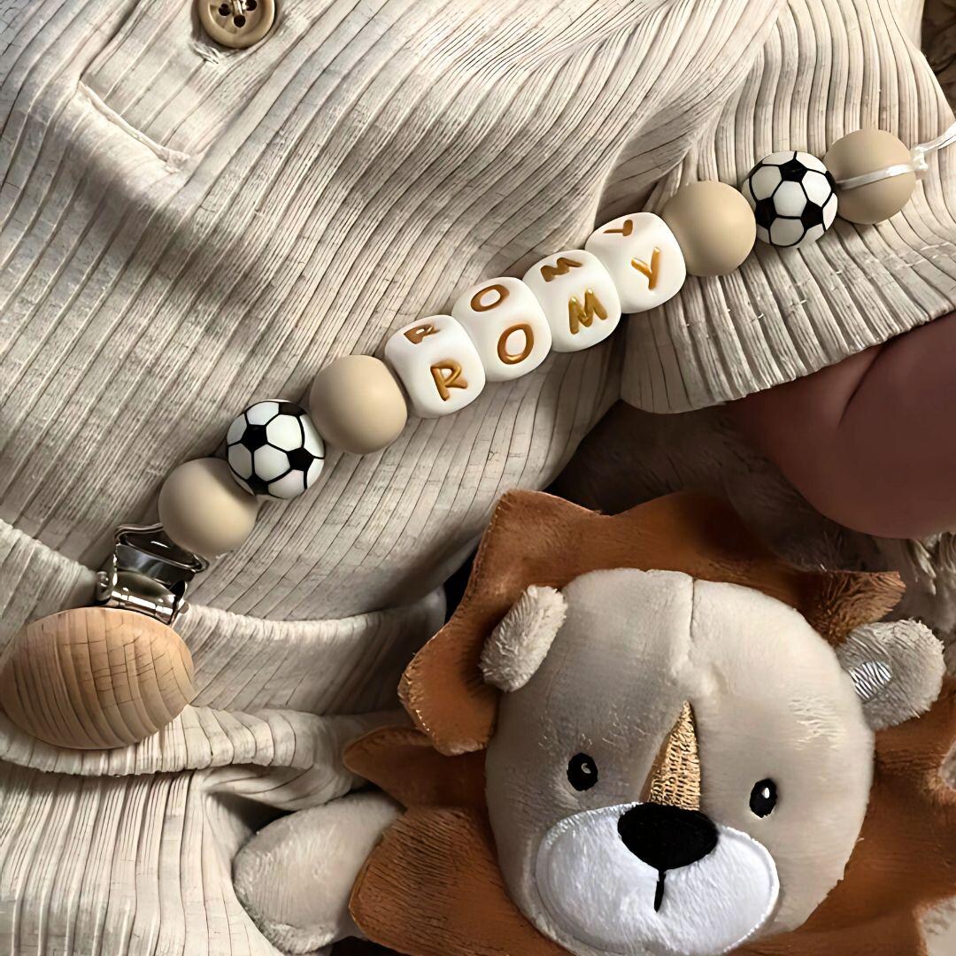 Baseball, Football, Soccer or Basketball Pacifier Clip • Personalize ...