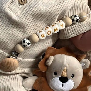Baseball, Football, Soccer or Basketball Pacifier Clip • Personalize ...