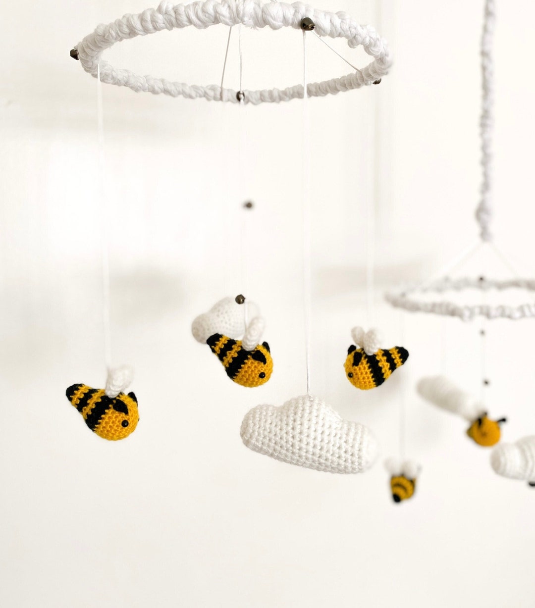 Baby Mobile • Bee Decor • Nursery Crib Mobile - Etsy