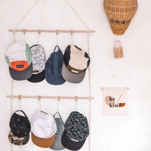 Hat Rack • Organize Baby Hats, Bibs + Bonnets • Toddler or Newborn Baby ...