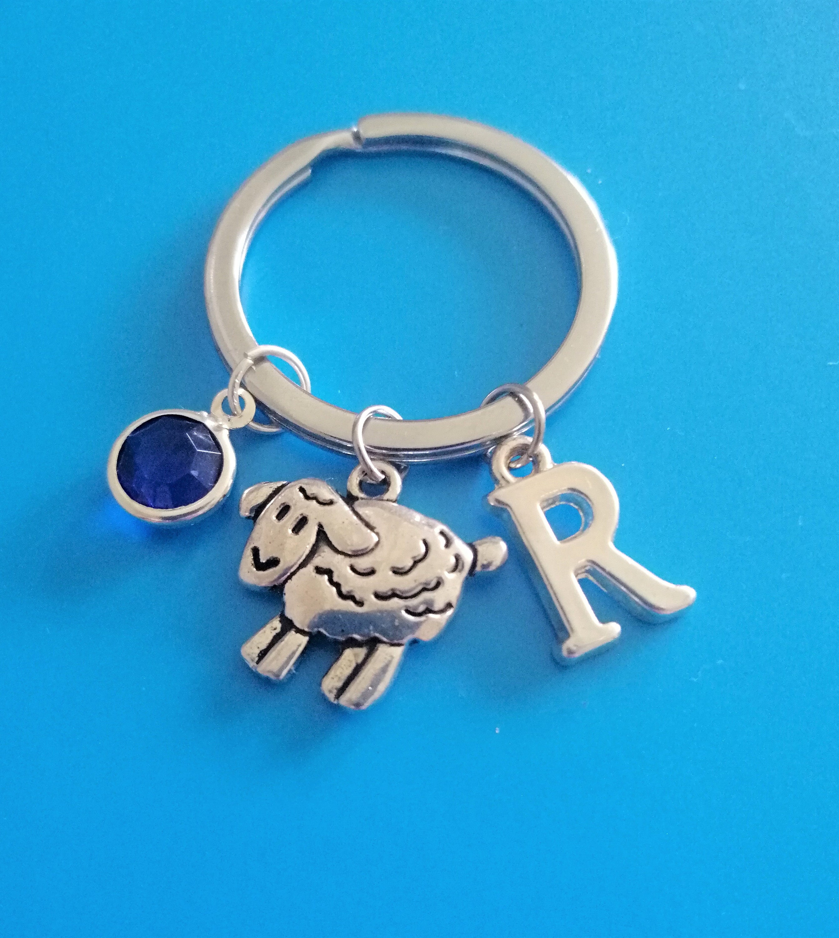 Sheep Keyring Personalised Giftsheep Keychaincute Lamb Gift - Etsy UK