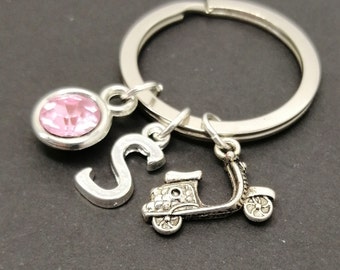 Scooter Moped Keychain - Etsy