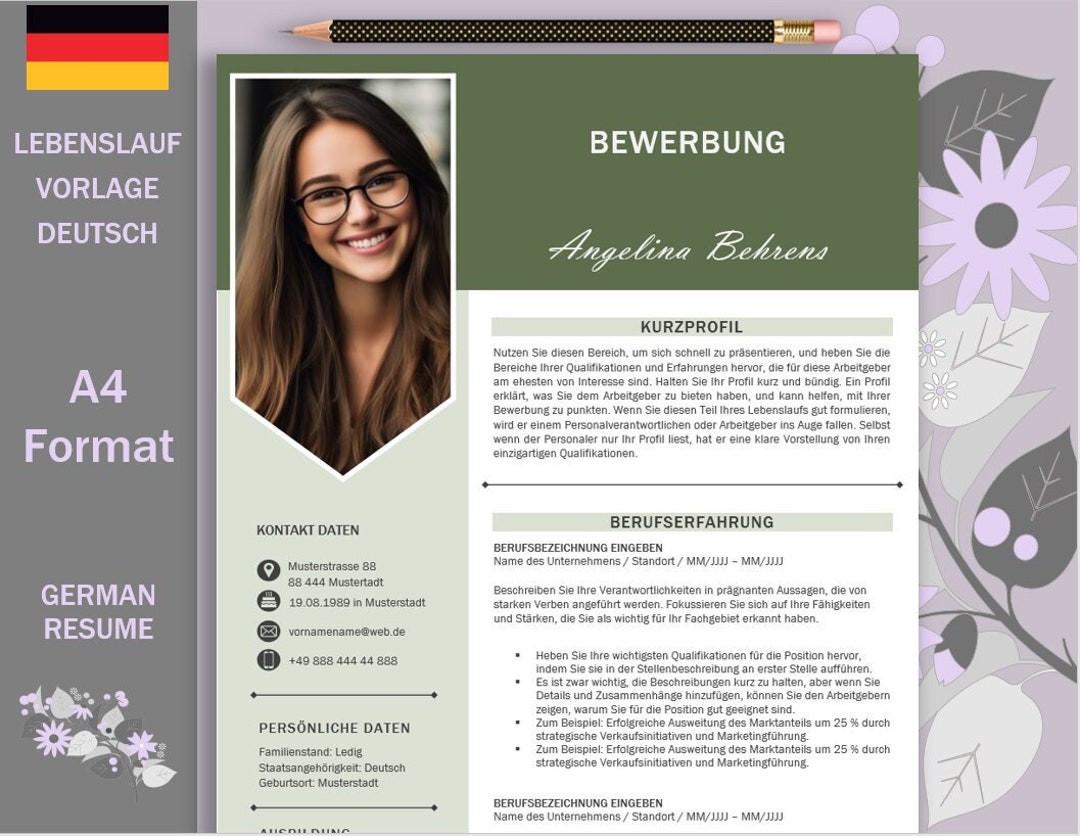 Modern and Professional CV Templates, CV Template Word, CV Short ...