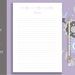 Printable Notepaper Planner Inserts US & A4 Size Filofax - Etsy