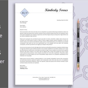 Personalized Letterhead, Custom Letterhead, Diy Custom Stationery ...