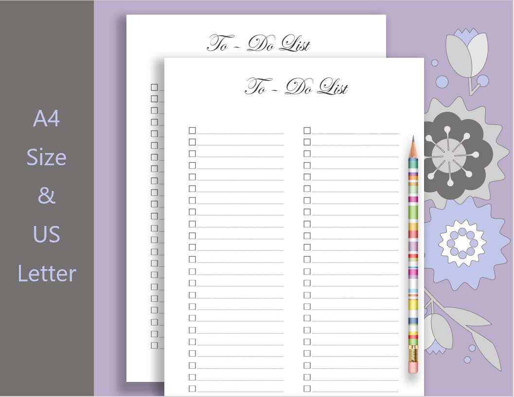Printable Stationery, to Do List Printable, Productivity Planner, to Do ...
