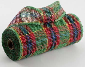 Check Poly Burlap Mesh 10 Inch Red /lime /white, Poly Burlap Mesh, Poly ...