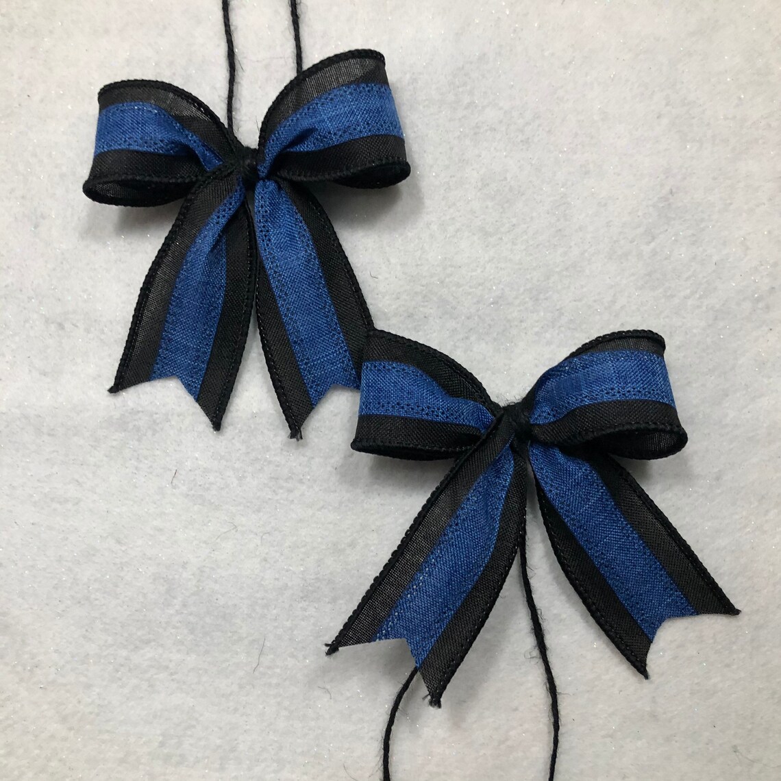 Thin Blue Line Bows Police Christmas Tree Bow Christmas Tree | Etsy