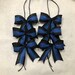 Thin Blue Line Bows, Police Christmas Tree Bow, Christmas Tree Bow Sets ...