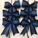 Thin Blue Line Bows, Police Christmas Tree Bow, Christmas Tree Bow Sets ...