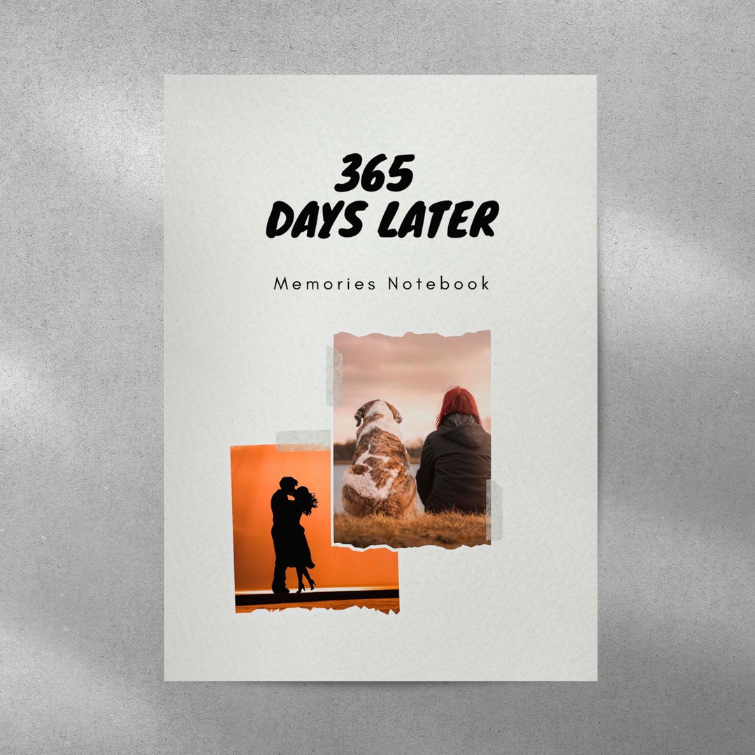 365 Days Later: Memories Notebook,photo Album Notebook for Friends and ...