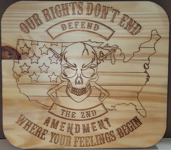 2nd Amendment Wall Sign - Etsy