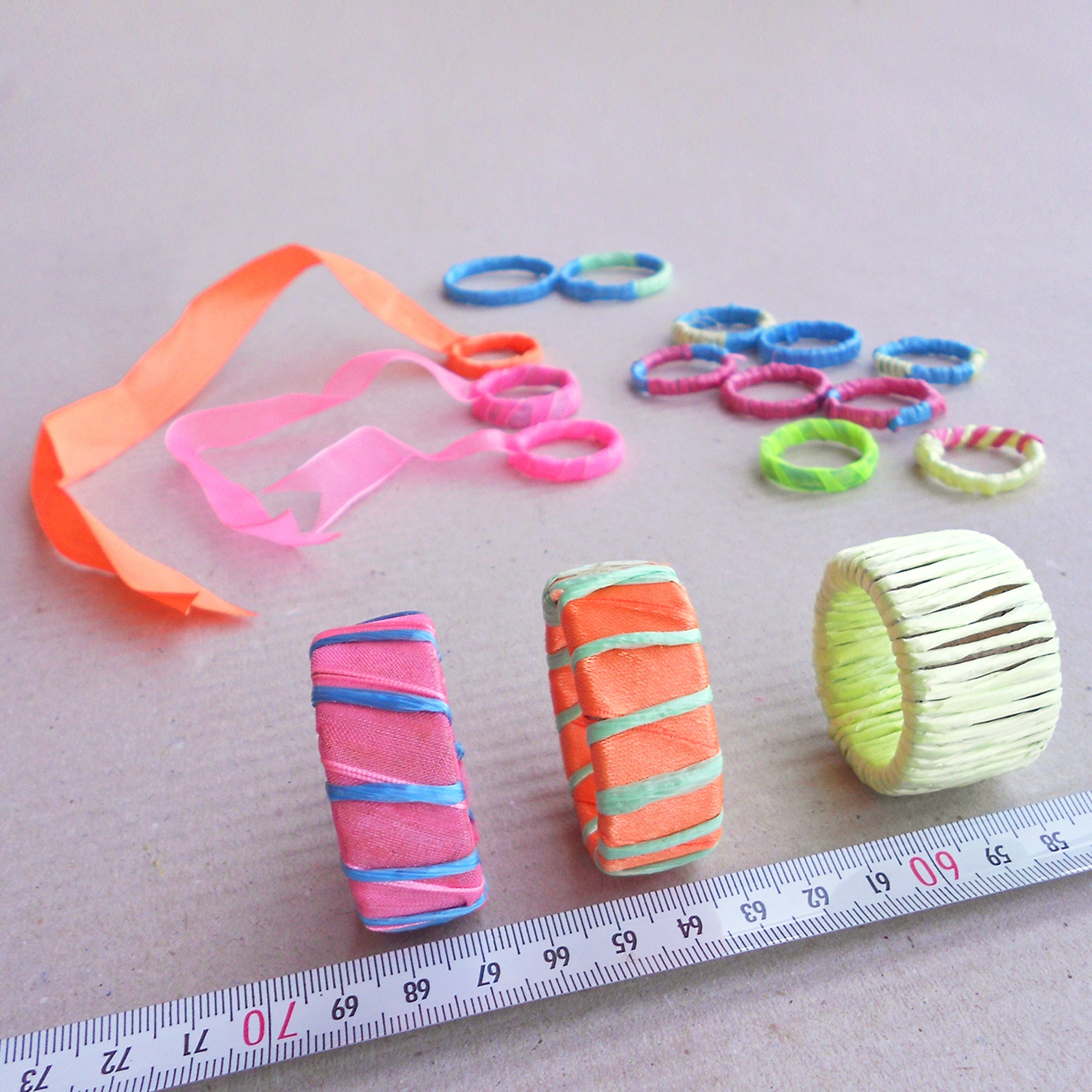 Upcycled Plastic Bottle Ring, Handmade Beads and Charms for Jewelry ...