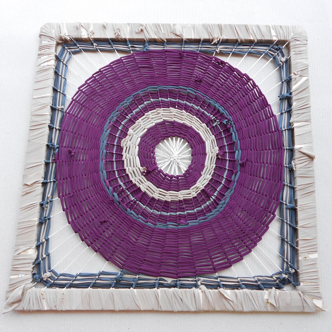 Woven Tapestry String Art Wall Hanging Abstract Art Mandala Tapestry ...