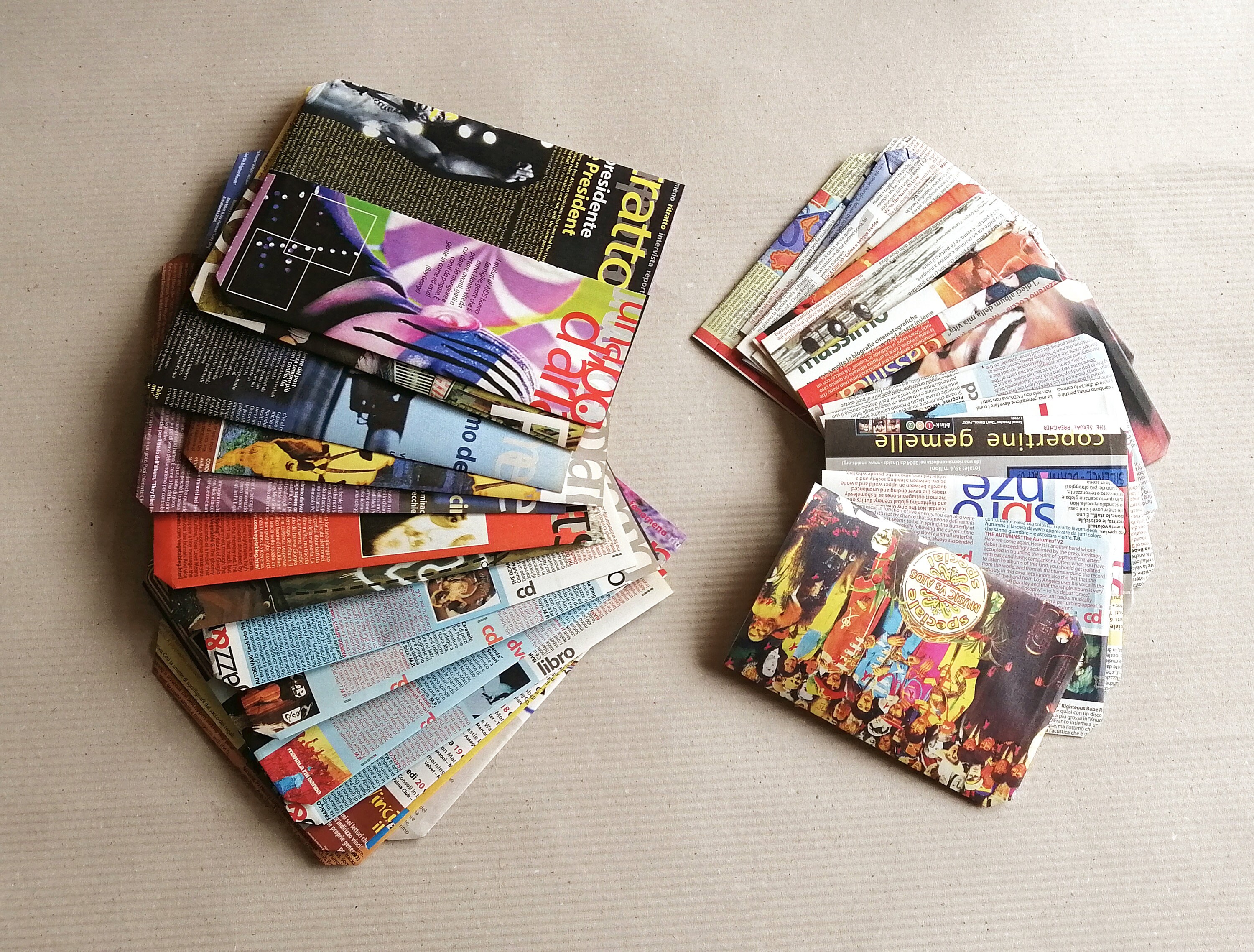 Zero Waste Recycled Paper Gift Bag From Vintage Magazines - Etsy