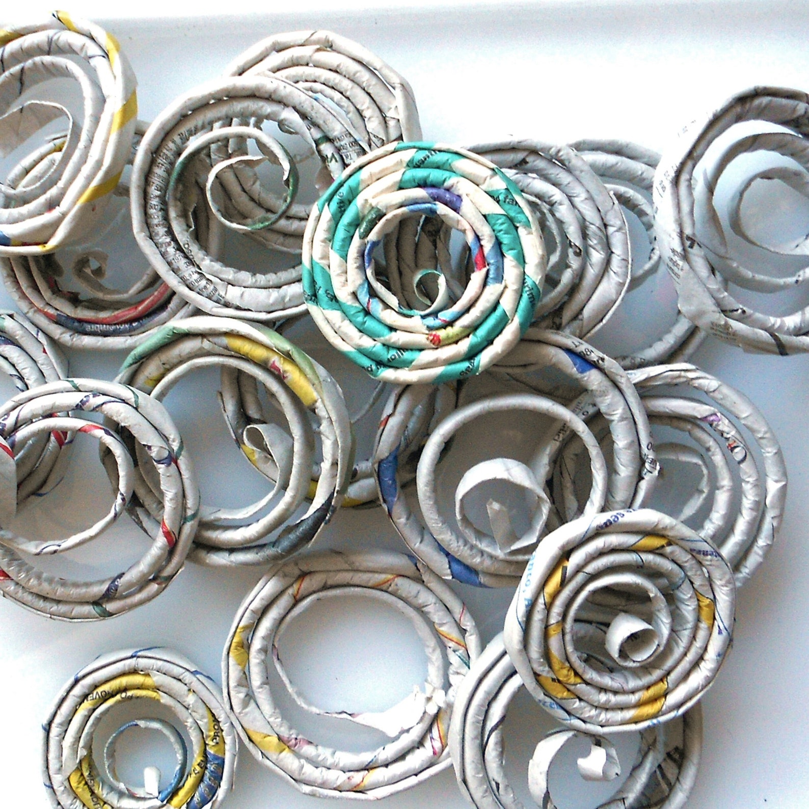 Recycled Paper Ornaments Craft Supplies Handmade Decoration From ...