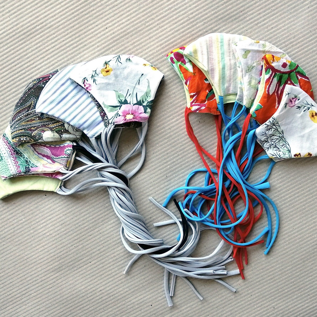 Tie Face Mask Zero Waste Living Cotton Face Mask for Women, Reusable ...