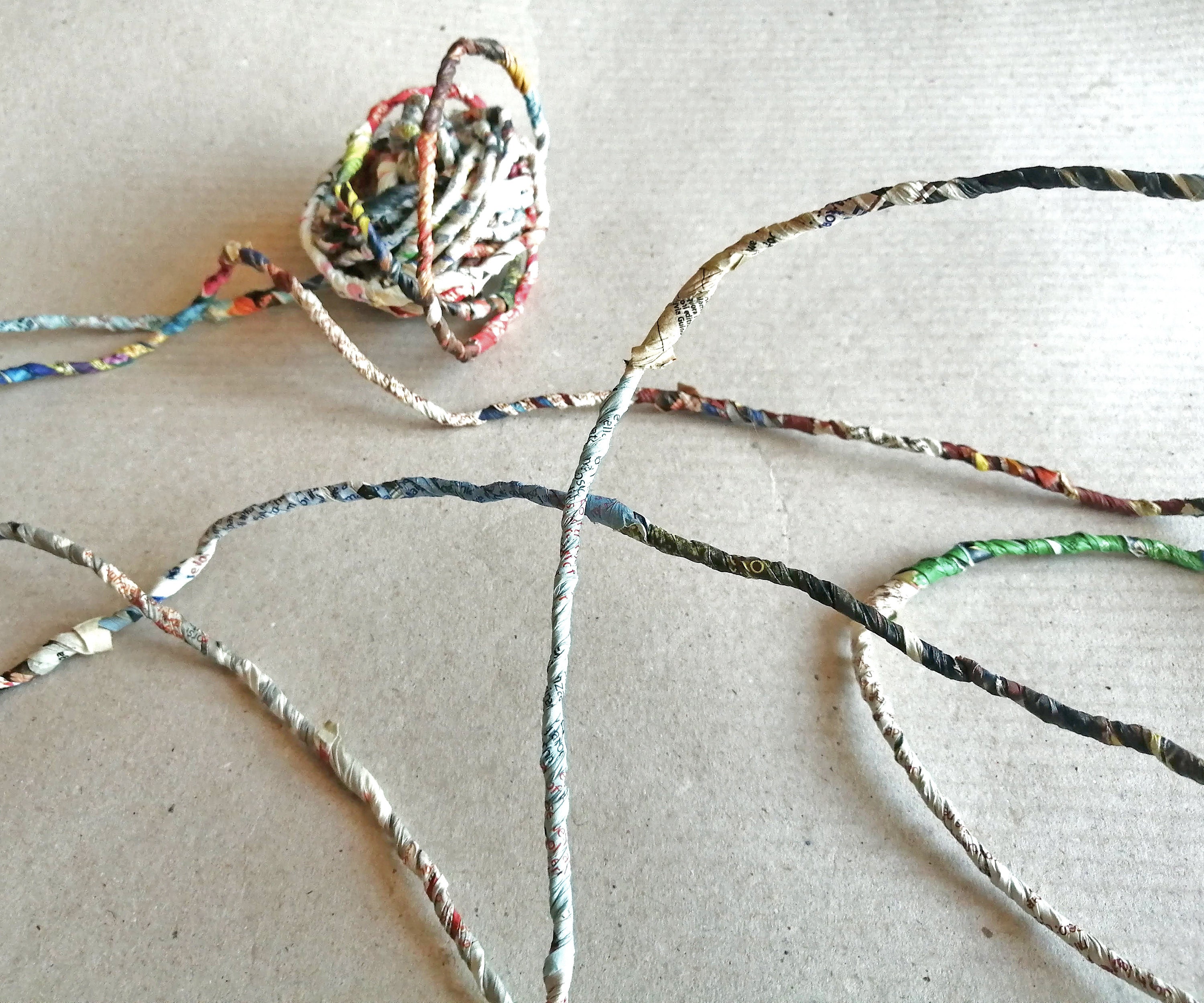 Zero Waste Recycled Paper String From Vintage Magazines - Etsy