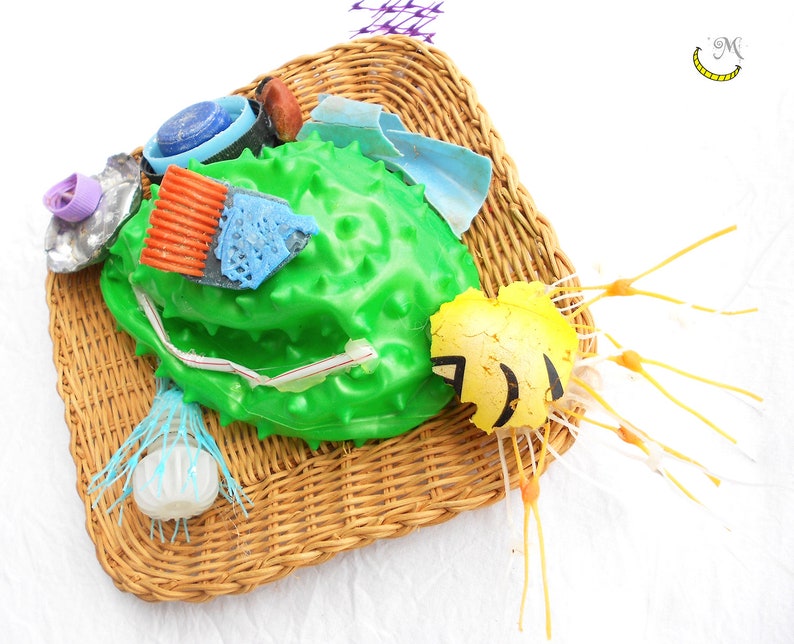 Fish Wall Sculpture From Upcycled Plastic Drift Materials | Etsy