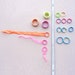 Upcycled Plastic Bottle Rings, Handmade Beads and Charms, DIY Craft ...