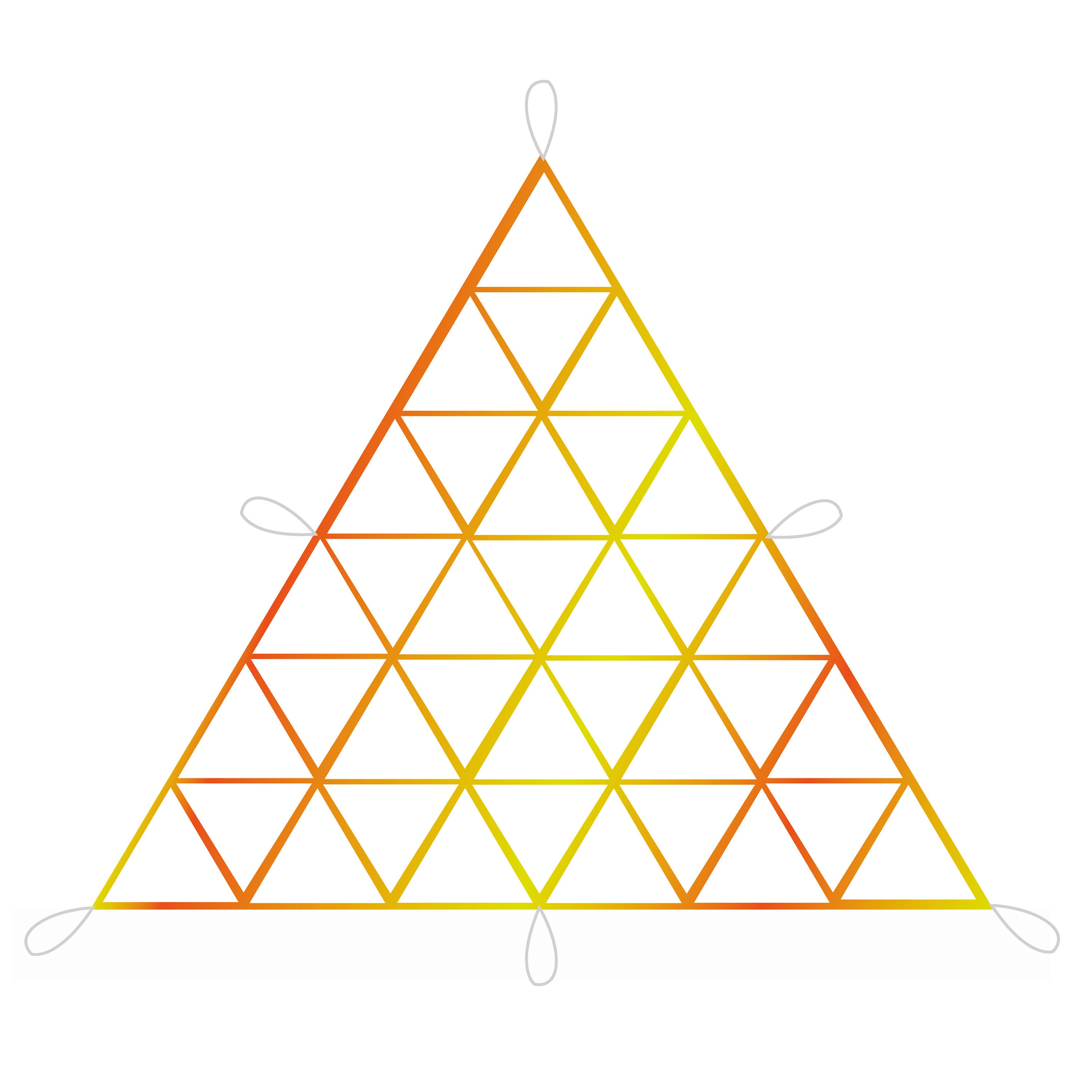 Geometric String Art Elastic Lycra Fluorescent Net With Triangular ...