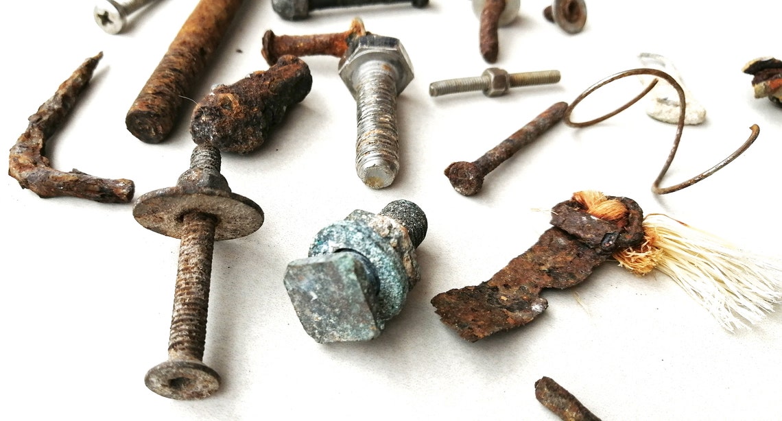 Rusty Metal for Crafts Beach Finds Sea Metal Drift Tool Art - Etsy