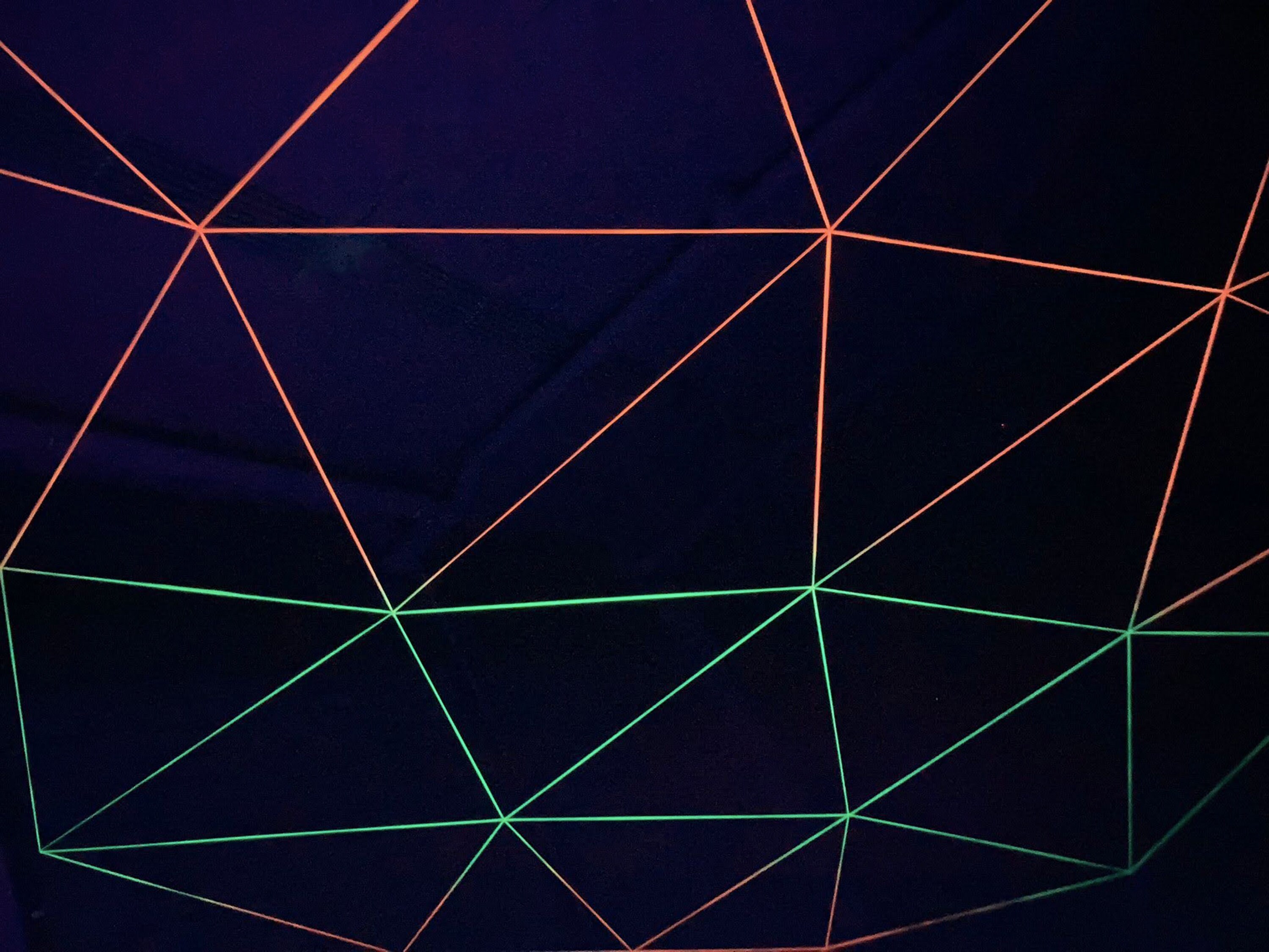 Geometric String Art Elastic Lycra Fluorescent Net With Triangular ...