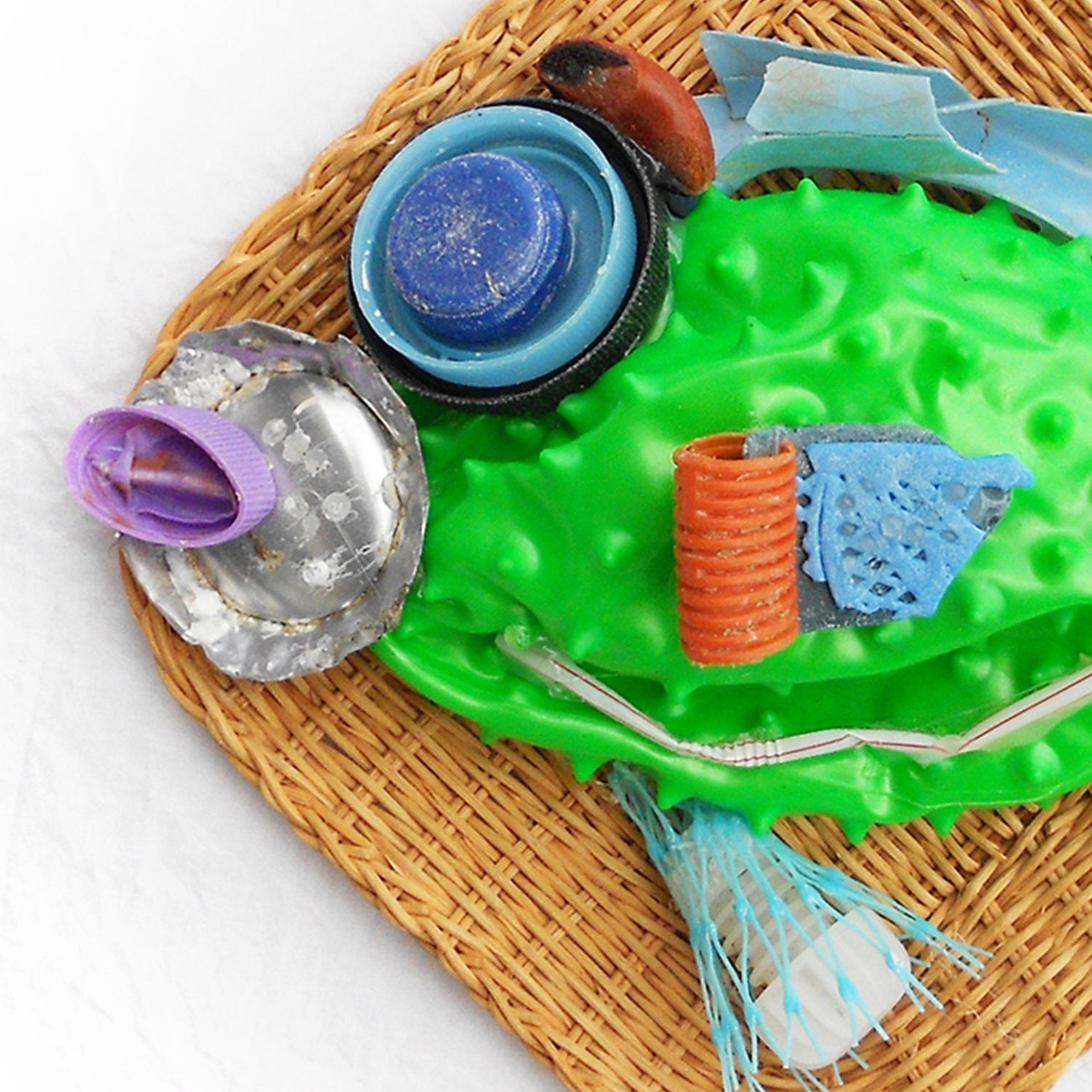 Fish Wall Sculpture From Upcycled Plastic Drift Materials - Etsy