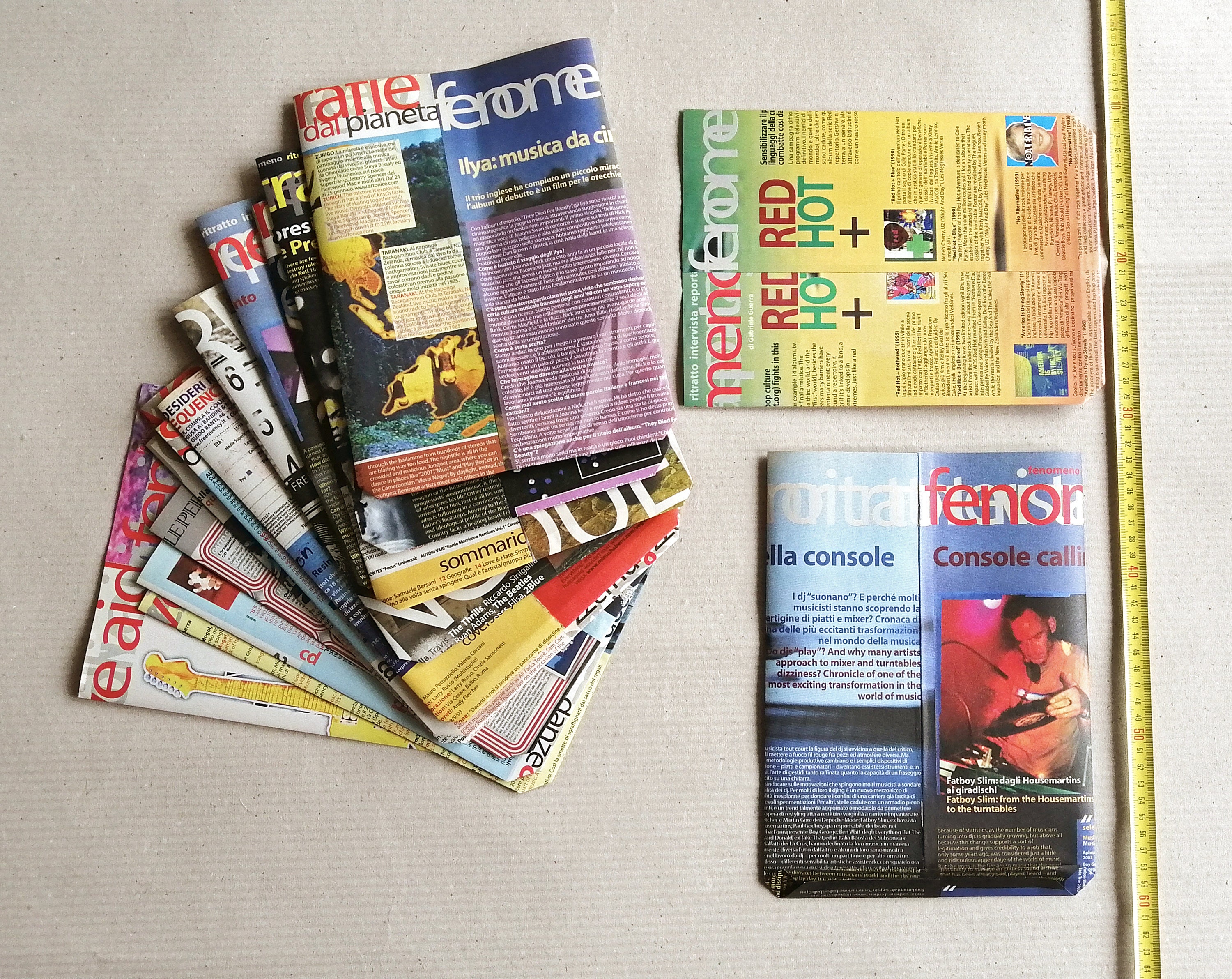 Zero Waste Recycled Paper Gift Bag From Vintage Magazines - Etsy