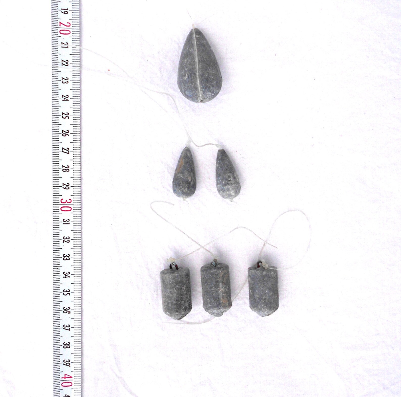 Fishing Net Lead Weights Drift Materials 6 Pcs Craft - Etsy