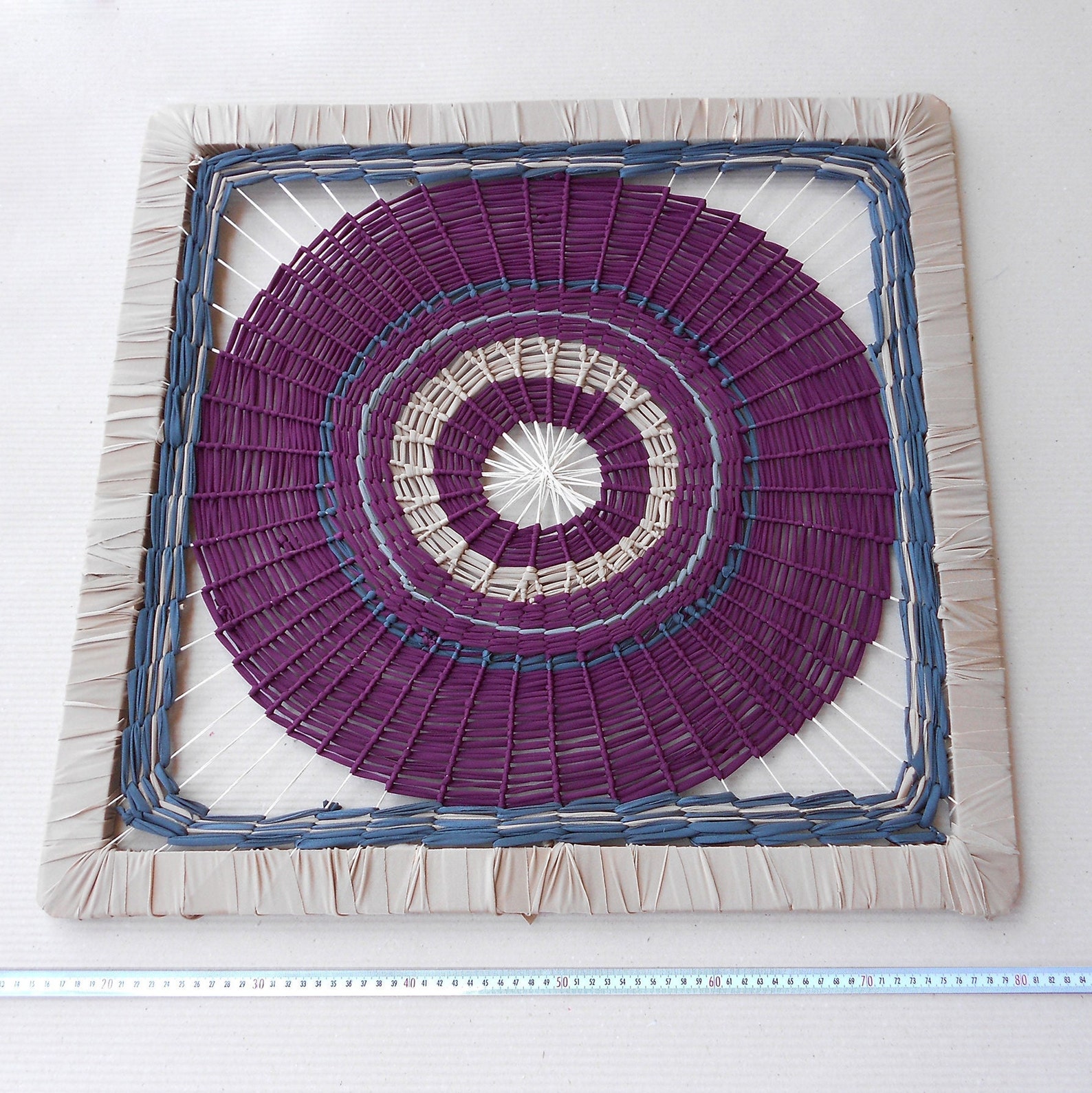 Woven Tapestry String Art Wall Hanging Abstract Art Mandala Tapestry ...