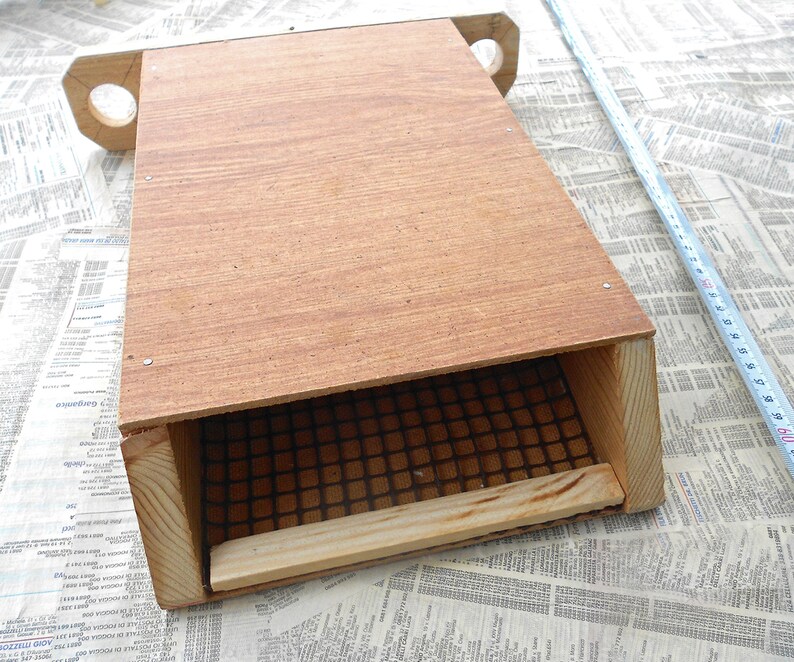 Bat Box Bat House Outdoor Decor Wall Educational Toys for Kids, Wooden ...