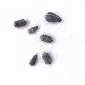 Fishing Net Lead Weights Drift Materials 6 Pcs Craft - Etsy