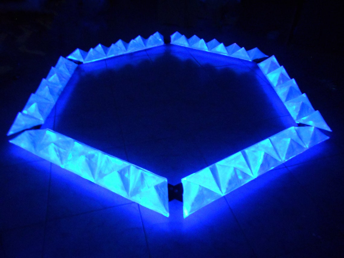 Projector Screen Frame Fluorescent Art Hexagon Arch Uv Banner - Etsy
