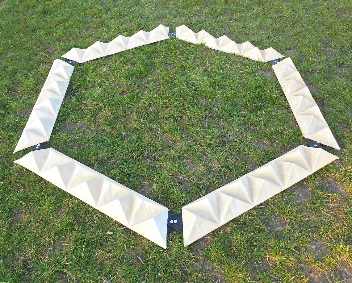 Projector Screen Frame Fluorescent Art Hexagon Arch Uv Banner - Etsy