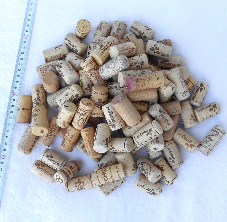 Italian Wine Cork Craft Supplies Diy Kit Repurposed Items - Etsy