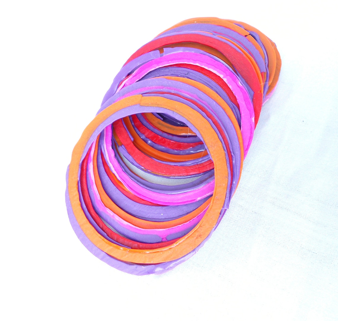 Recycled Plastic Large Ring Set for Jewelry Making Craft - Etsy