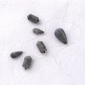 Fishing Net Lead Weights Drift Materials 6 Pcs Craft - Etsy