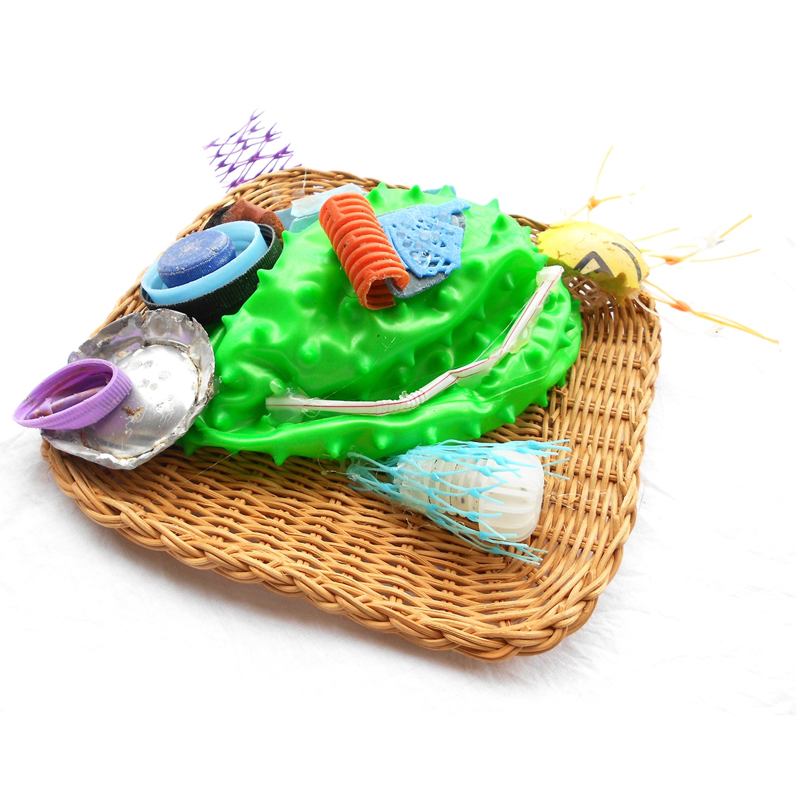 Fish Wall Sculpture From Upcycled Plastic Drift Materials - Etsy