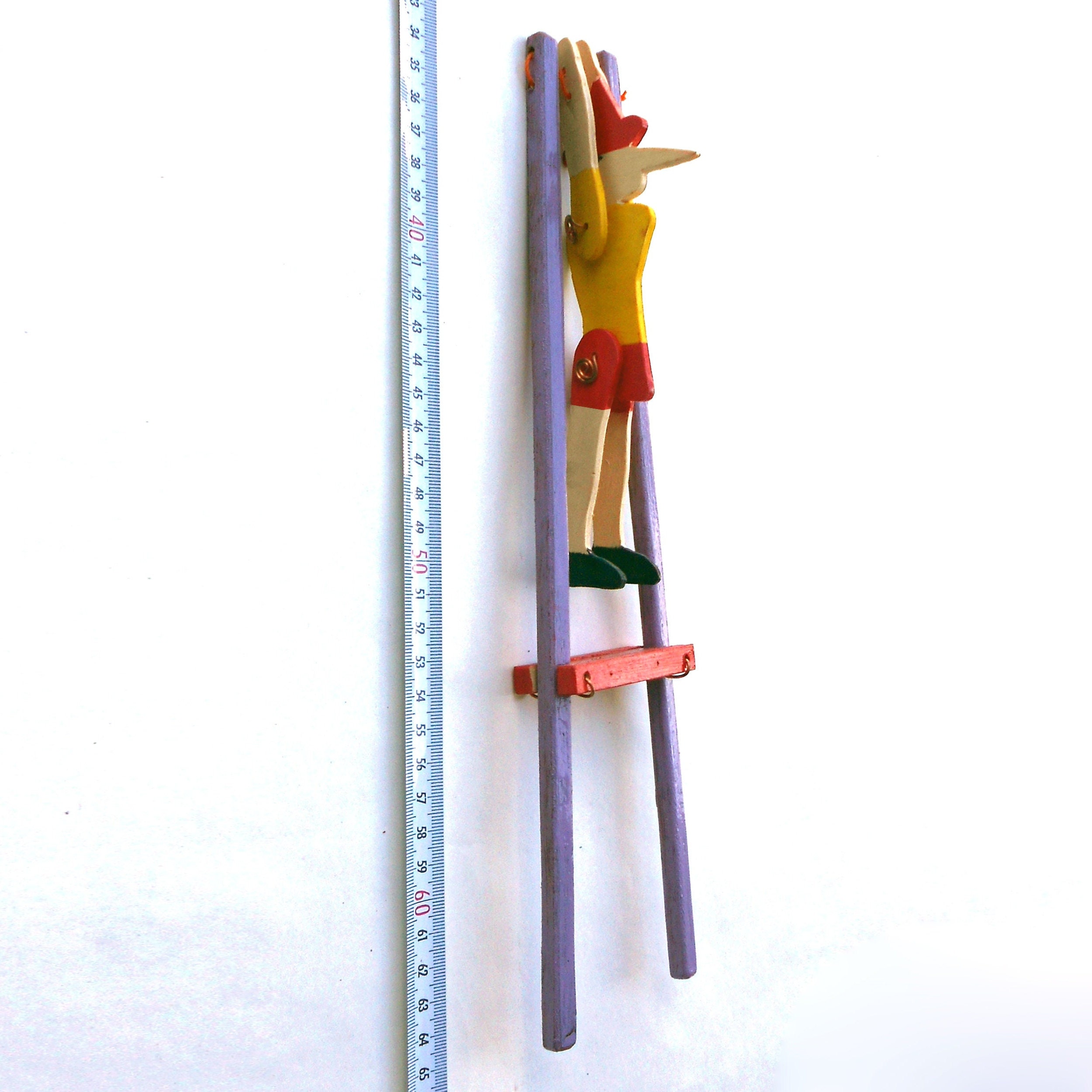 Wooden Puppet Jumping Pinocchio, Historical Handycraft Handmade Toys ...