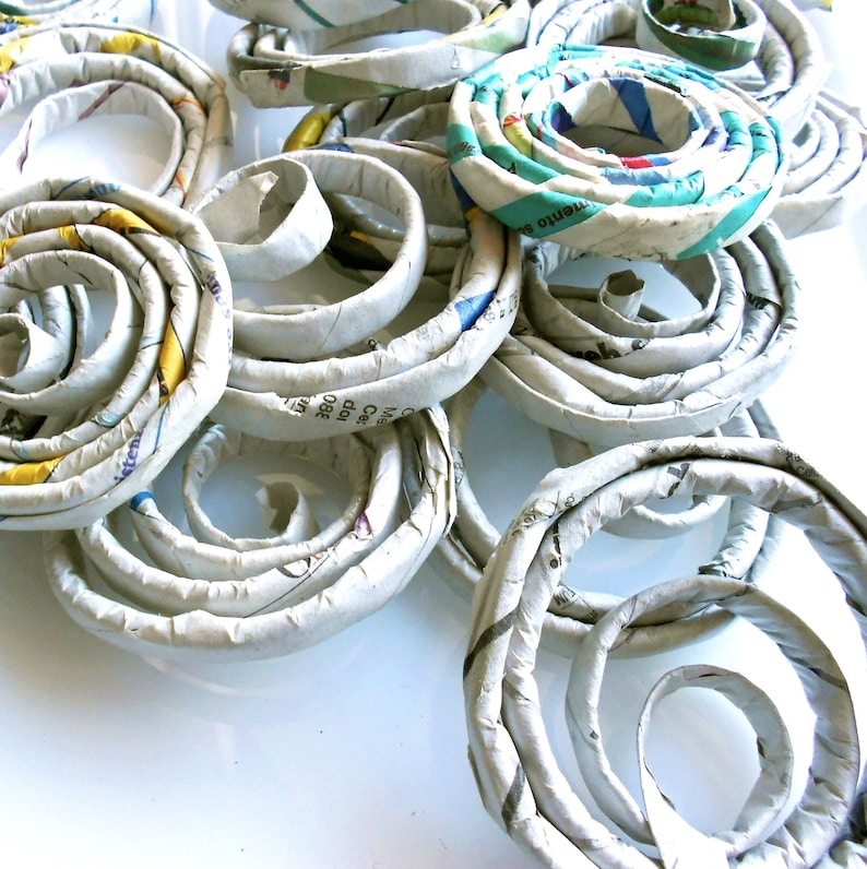 Recycled Paper Ornaments Craft Supplies Handmade Decoration From ...