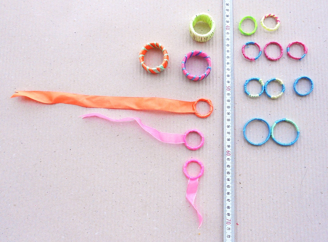 Upcycled Plastic Bottle Ring Handmade Beads and Charms for - Etsy