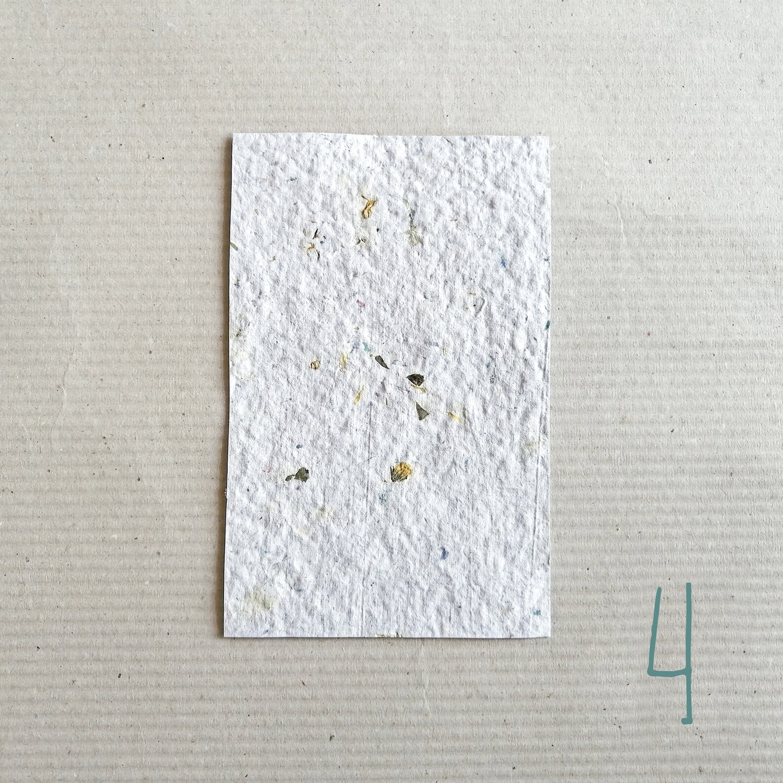 Handmade Paper Seed Paper Sheets to Save the Bees Art Supply Cardboard ...